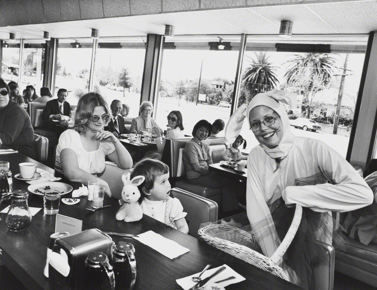 Untitled (Easter bunny at coffee shop) | The Phillips Collection
