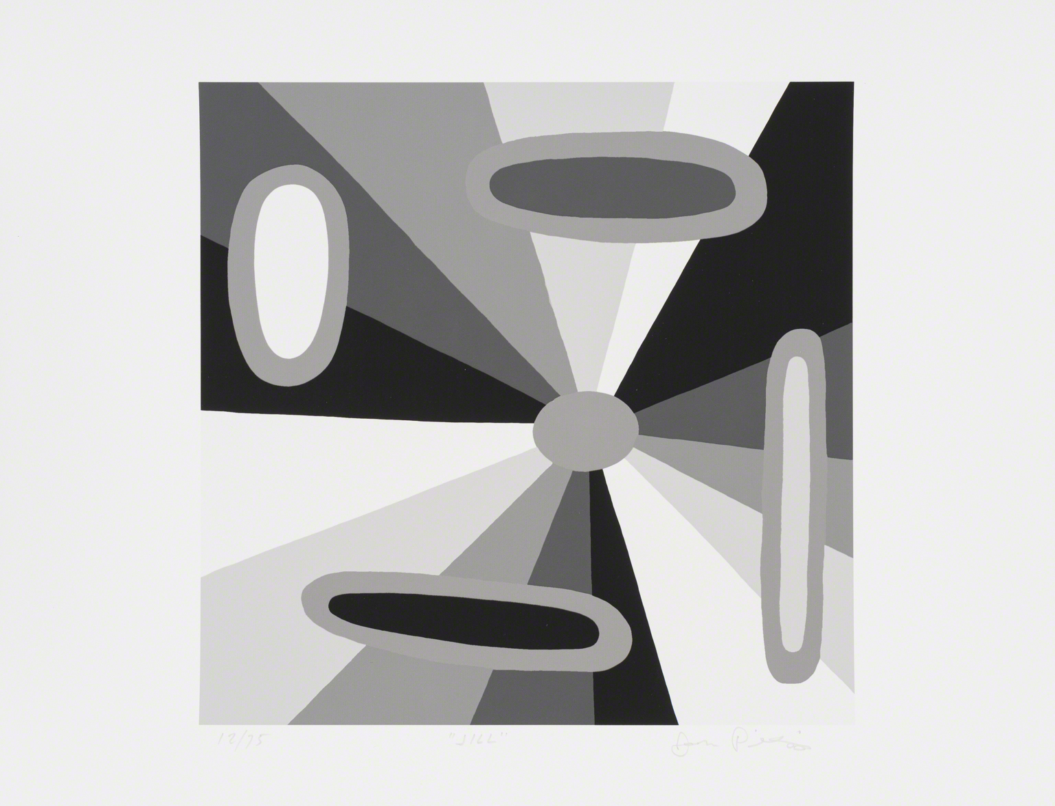 Jill (from "American Abstract Artists 75th Anniversary Print Portfolio ...