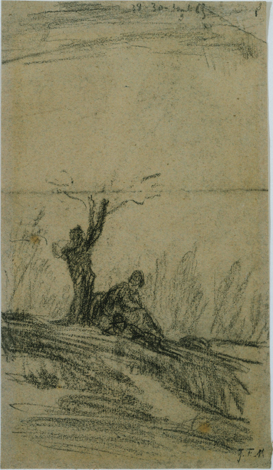 Figure Seated Under a Tree | The Phillips Collection