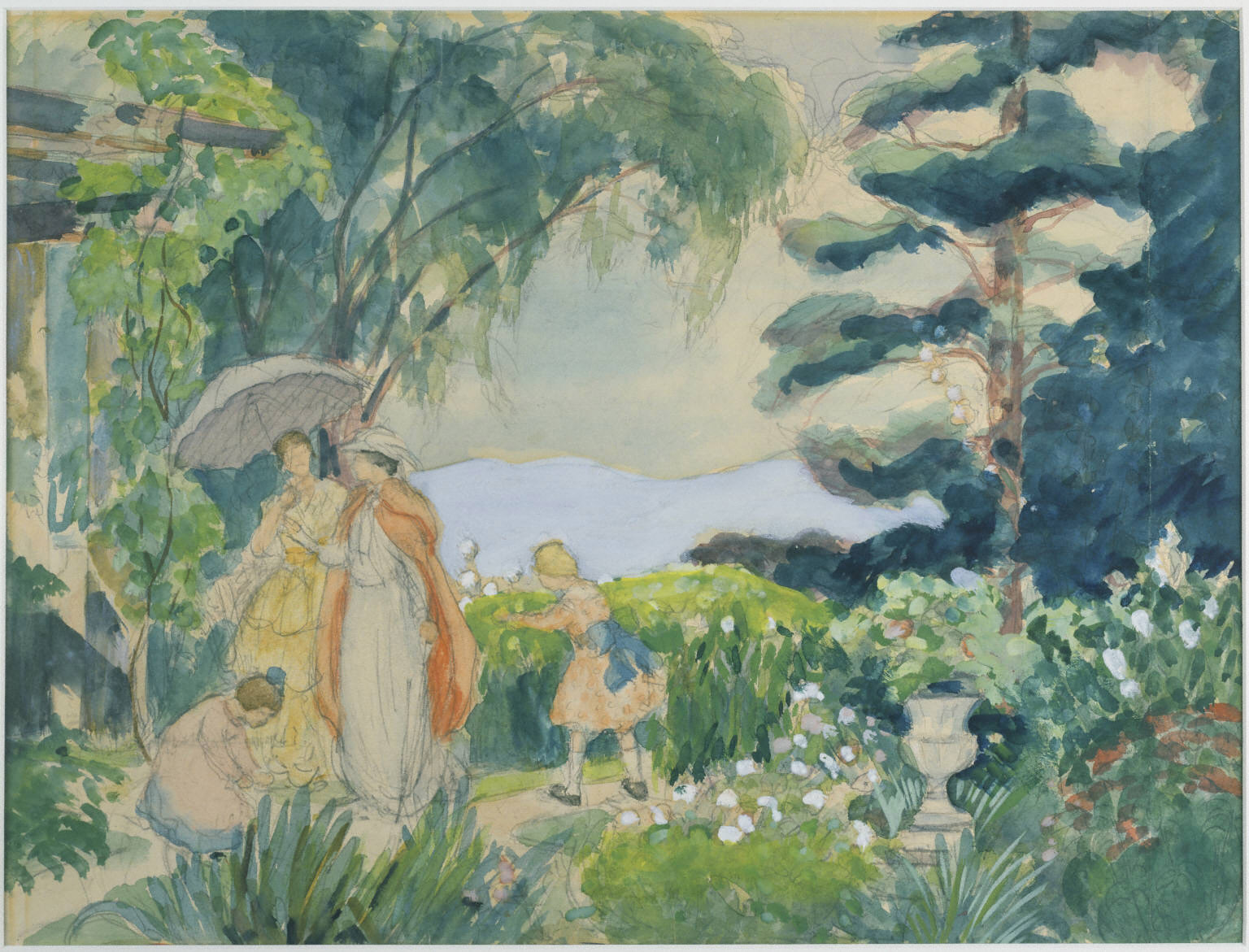 Women and Children in a Garden | The Phillips Collection