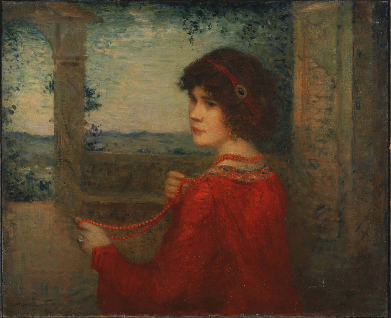 Figure in Red with Beads | The Phillips Collection