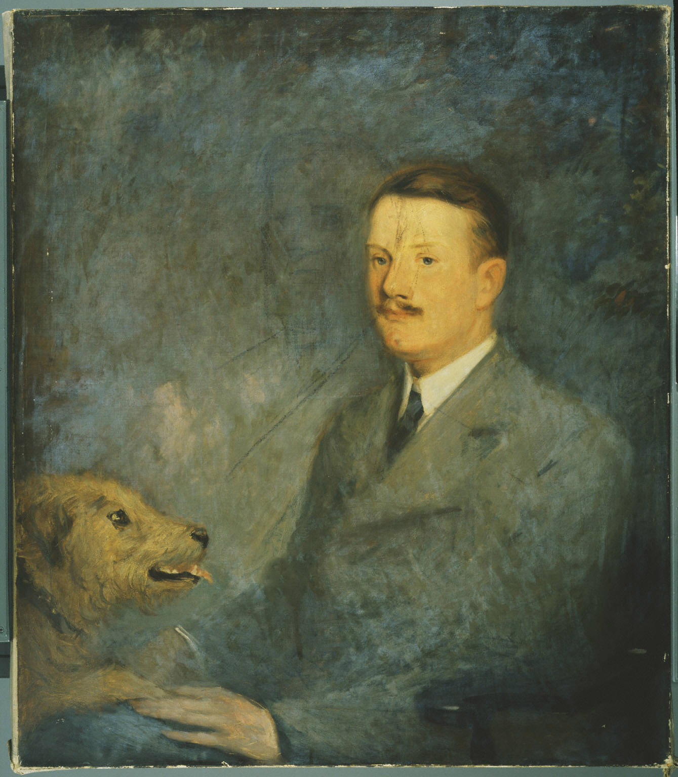 Portrait of Man with Dog | The Phillips Collection