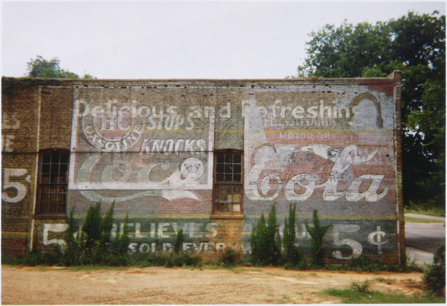Wall of Building with 5 cent Signs, Demopolis, Alabama | The Phillips ...