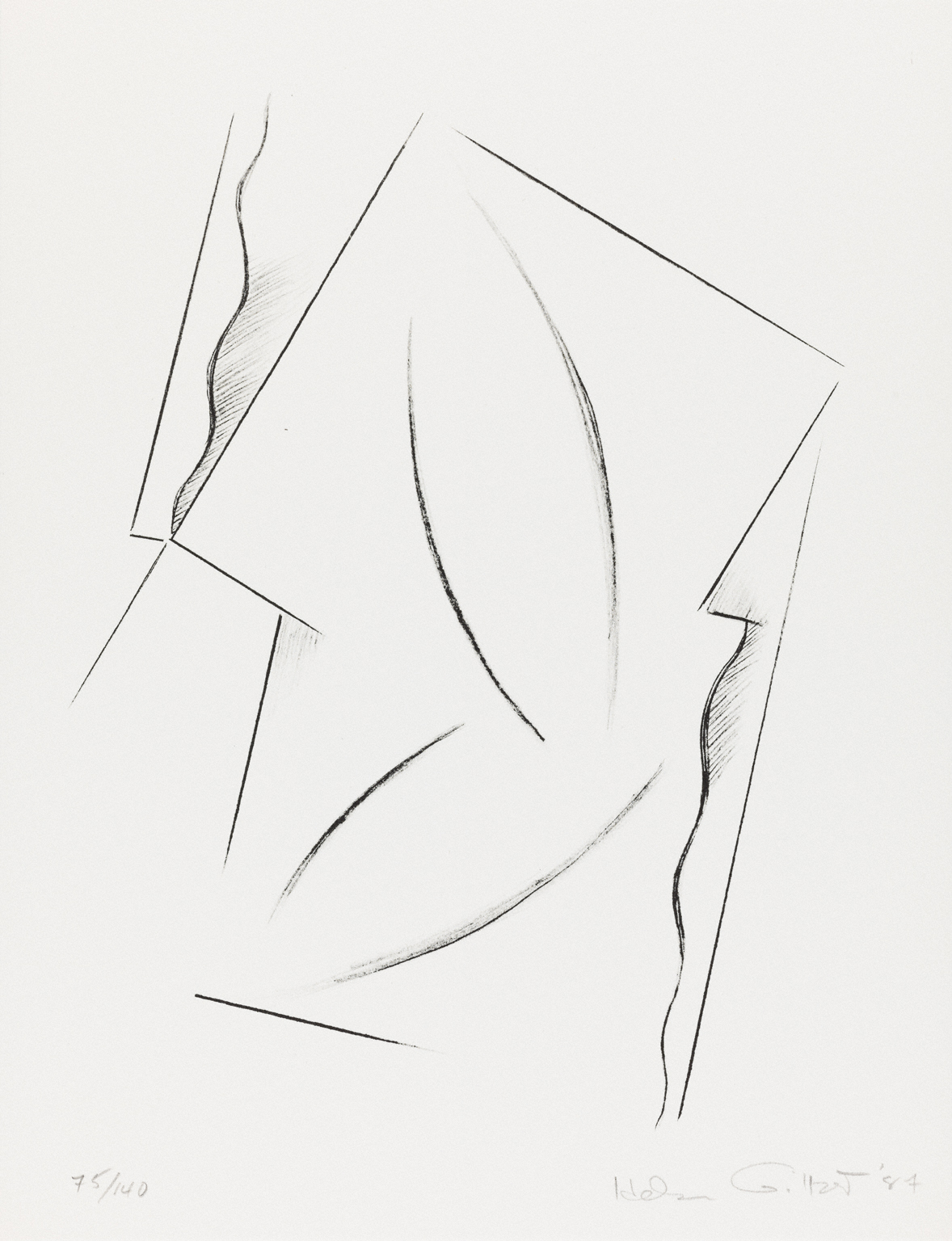 Study for Square Dancer (from "American Abstract Artists 50th ...