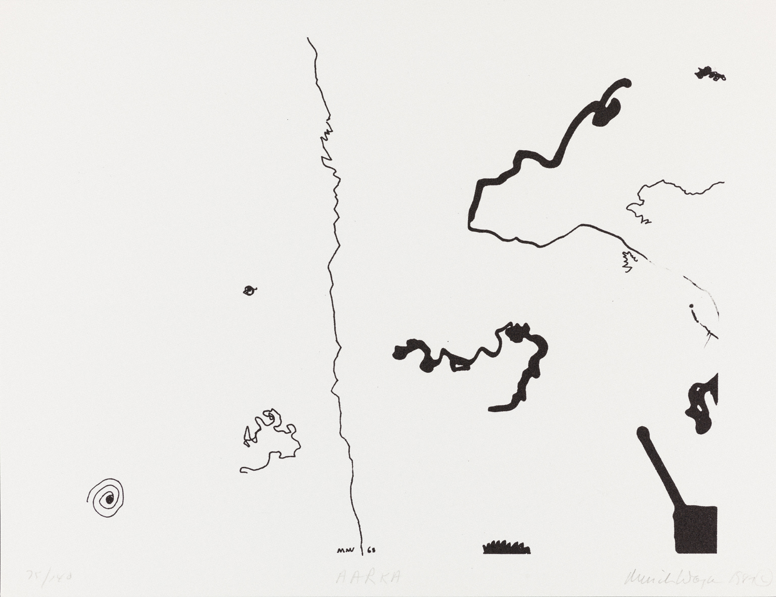 AARKA (from "American Abstract Artists 50th Anniversary Print Portfolio ...