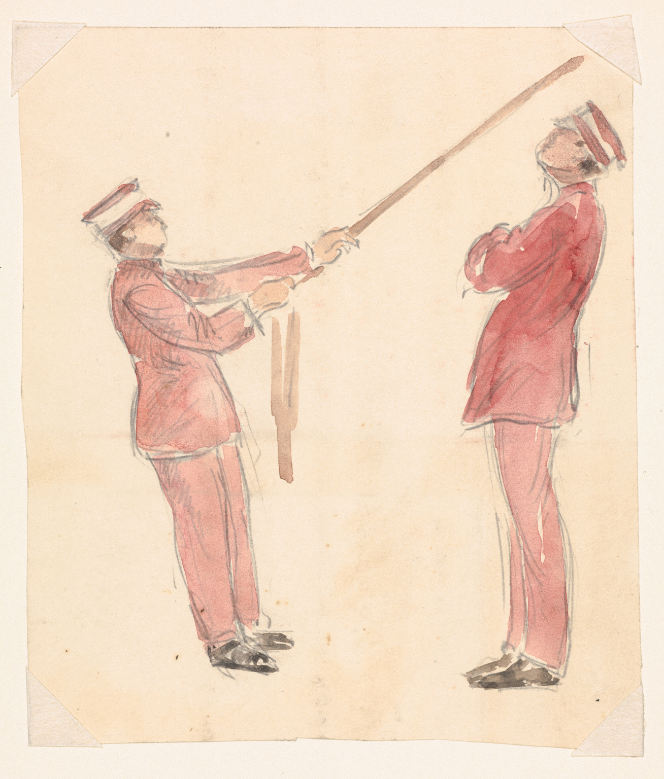 Two bellhops seen from side | The Phillips Collection