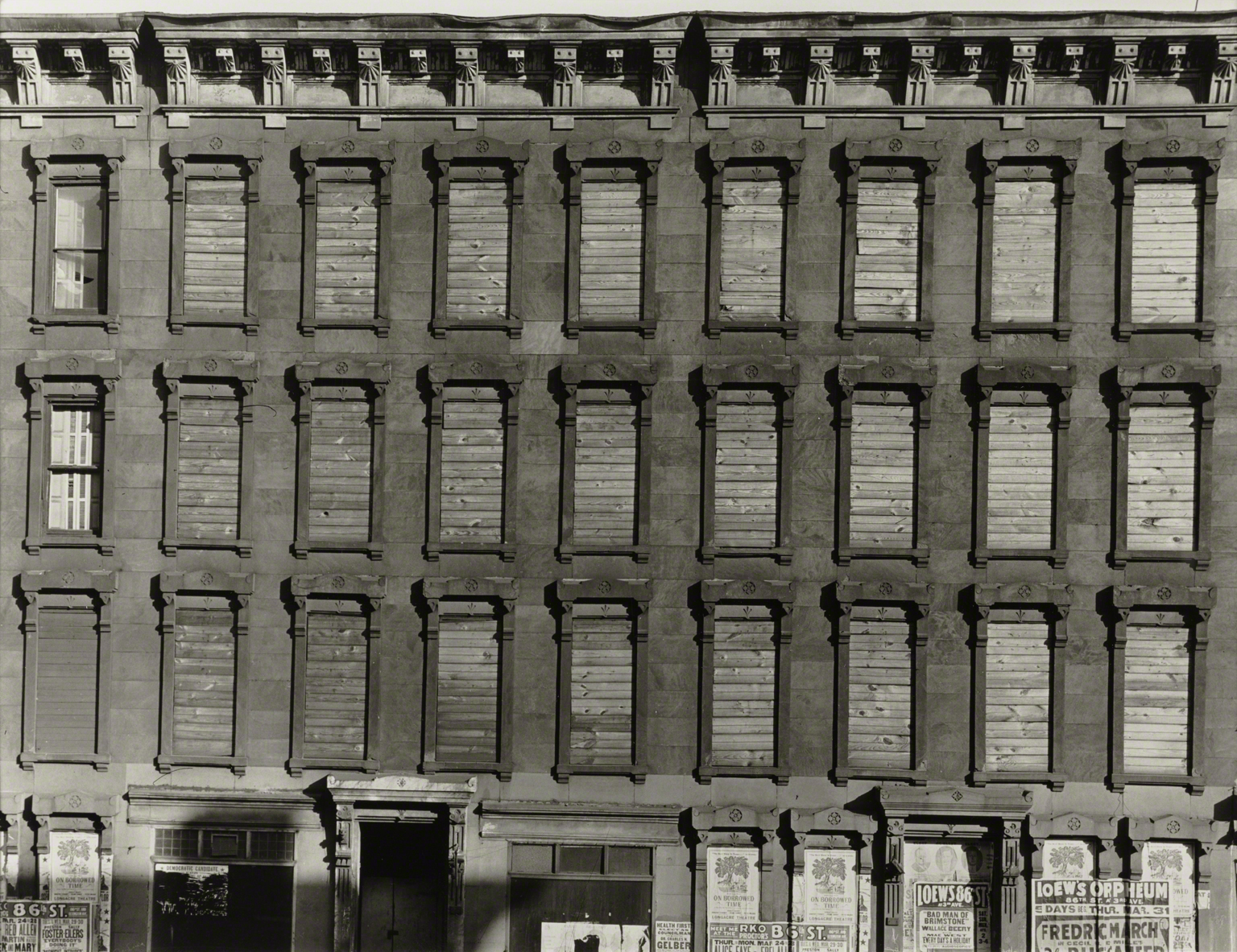 Façade, Unoccupied Building, Harlem | The Phillips Collection