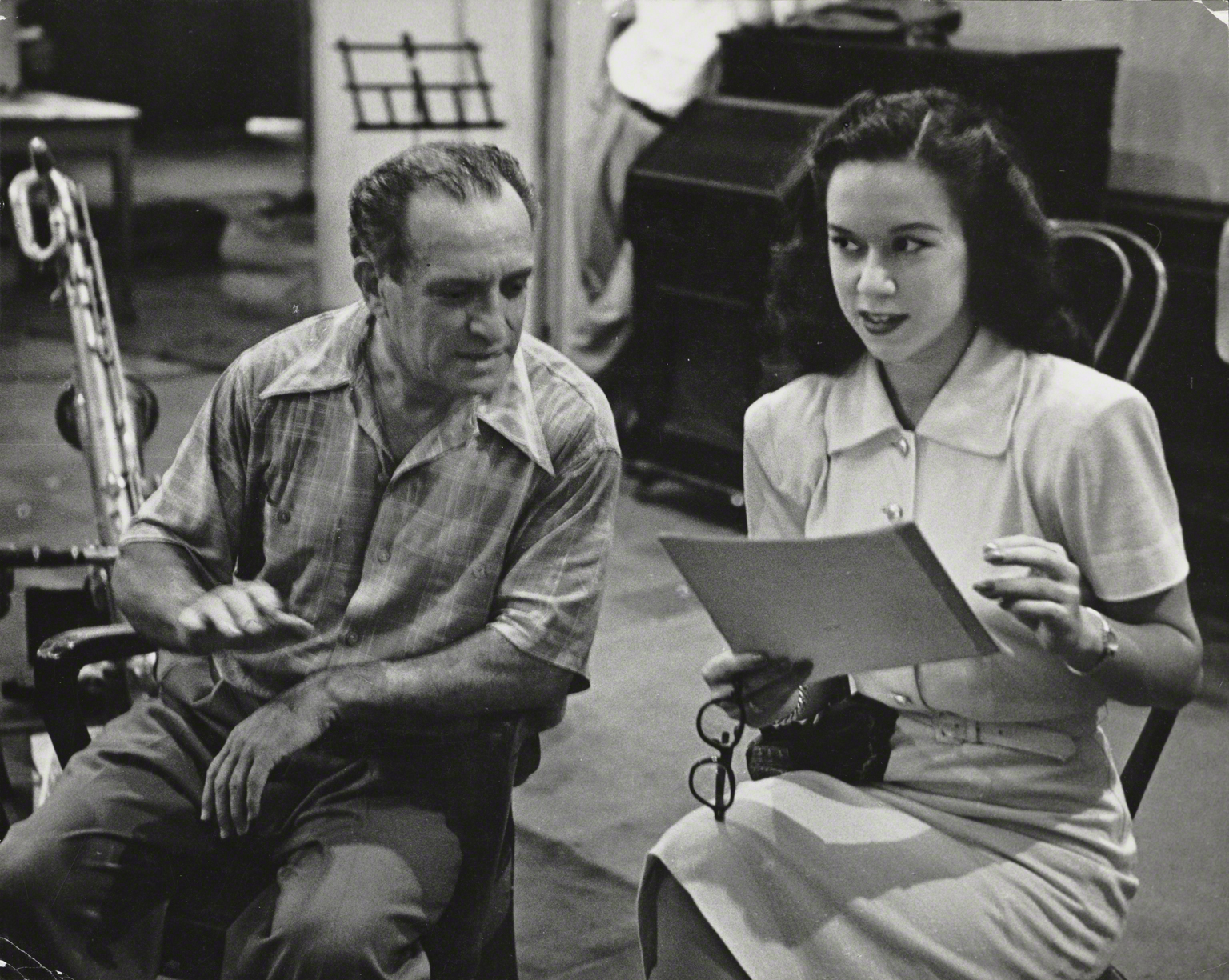 Patrice Munsel in CBS recording session | The Phillips Collection