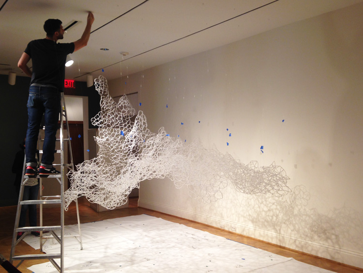 Installing Intersections@5 | The Phillips Collection
