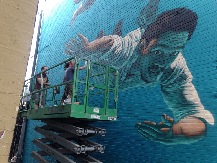 Making a Mural, Starting with a Pool | The Phillips Collection