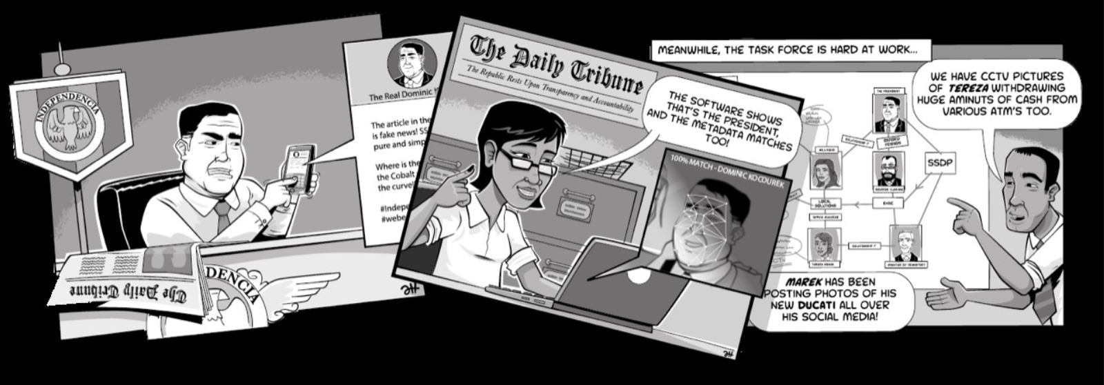 He writes it, I draw it: When corruption, comics, and a prosecutor ...